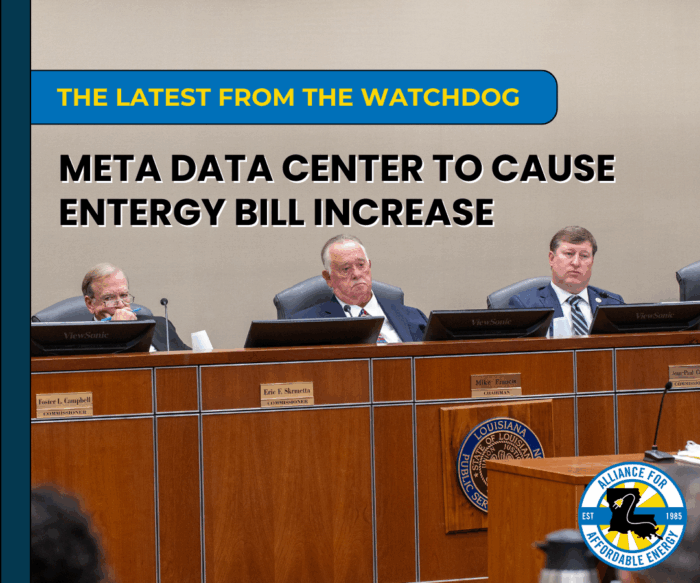 Meta Data Center to Cause Entergy Bill Increase - AAE - Alliance for ...